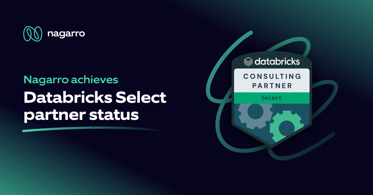 Nagarro achieves Select status in the Databricks Partner Program
